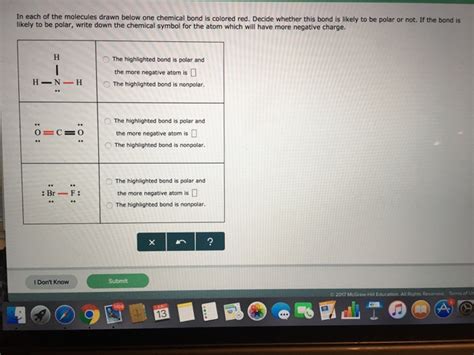 Solved In Each Of The Molecules Drawn Below One Chemical