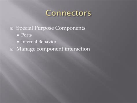 Ppt Formally Modeling Software Architectures With The Uml 20 Profile