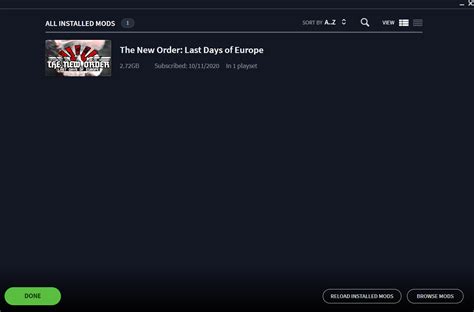 Why Can T I Enable Mods R Hoi Modding