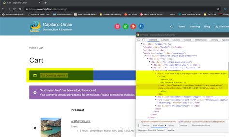 Cart Expiration Count Down Is Not Visible On The Page · Issue 188 · Bookingactivitiesbooking