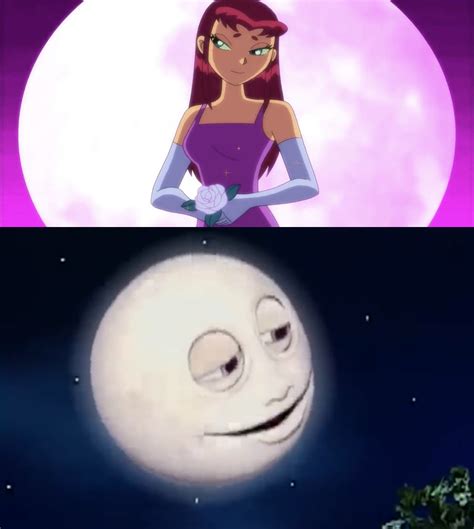 Luna The Moon Falls In Love With Starfire By Ehrisbrudt On Deviantart