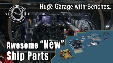 Awesome New Ship Parts Starfield Youtube