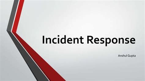 Incident Response Methodology Pdf