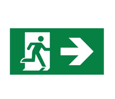 BRY EXIT SING LEF RIGHT PVC