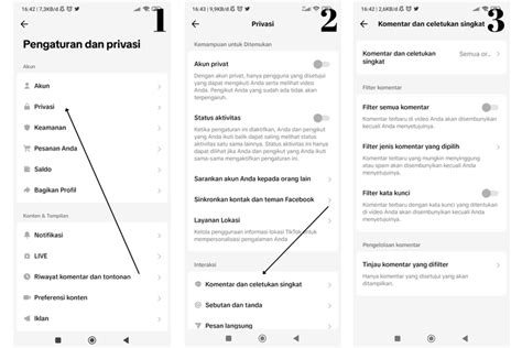 cara membatasi komentar di tiktok bisa filter kata kata tidak pantas