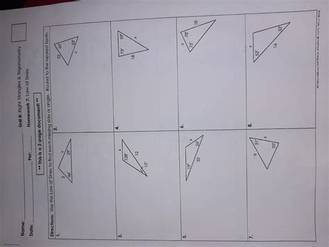 Right Triangle And Trigonometry Answers At Willa Gullett Blog