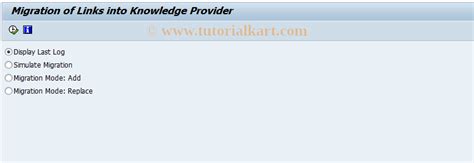 GRPC HR LINKS MIGRAT SAP Tcode Conversion Of Links In KPro