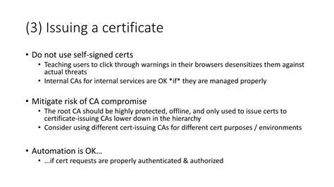 Certificates Pki And Ssl Tls For Infrastructure Builders And Operators Ppt