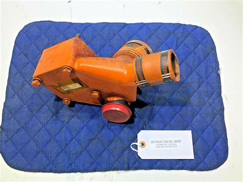 Detroit Diesel 8v92 Upper Thermostat With Housing 5122144 Oem ⋆ Used Diesel Parts