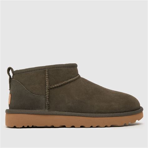 Ugg Green Classic Ultra Mini Boots Shoefreak