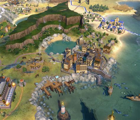 Civ 5 Graphics Mod Mount Roraima Cliffed Lake Canal City Looks