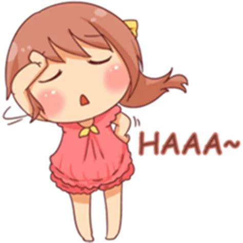 Sticker Maker Aggressive Girl 1