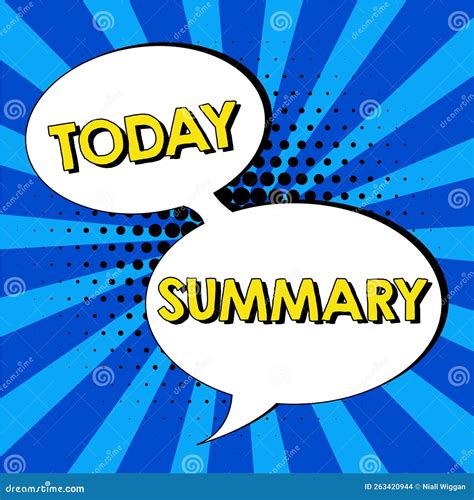 Text Sign Showing Summary Word For Brief Statement Abstract Synopsis Concise Abbreviated