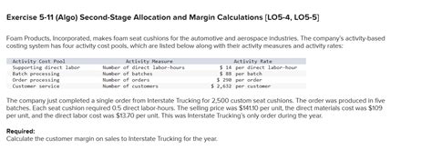 solved exercise 5 11 algo second stage allocation and