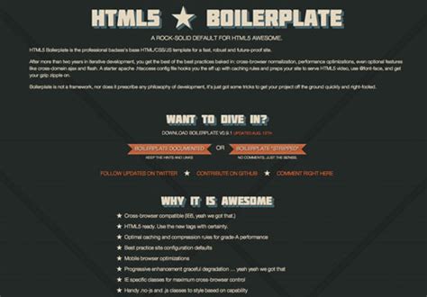 html5 boilerplate
