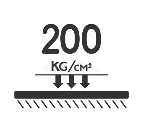 Warning Maximum Weight Symbol Stock Vector Illustration Of Outside