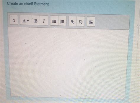 Solved Create An Elseif Statment 1 A B 1 Chegg Com