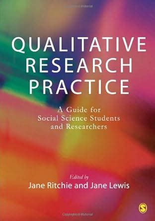 Qualitative Research Practice A Guide For Social Science Students And Researchers Buy Online