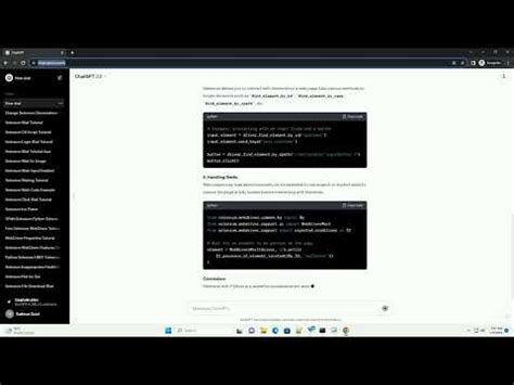 Selenium Python In Browser YouTube
