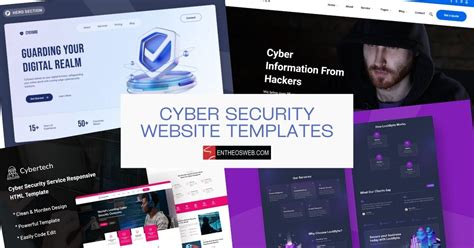 cyber security website templates entheosweb