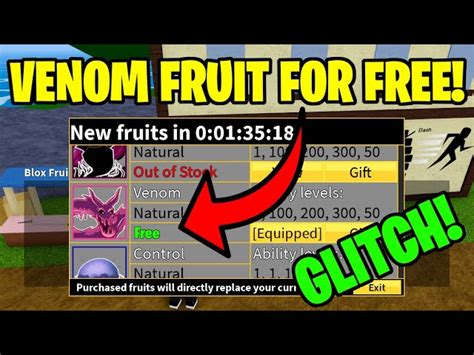 Venom Glitch Blox Fruits Khám Phá Bí Mật Và Cách Tận Dụng