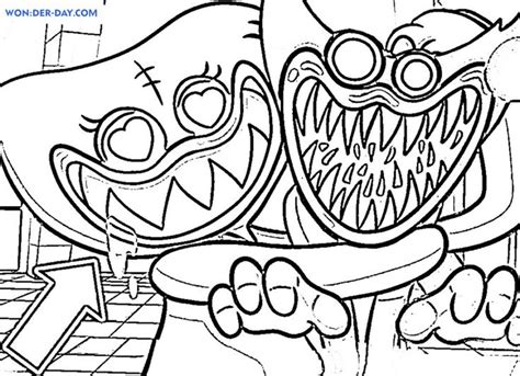 Coloriages Poppy Playtime Dessins à Imprimer Wonder Free