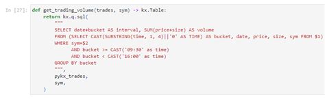 Accelerating Python Workflows Using Pykx Kx