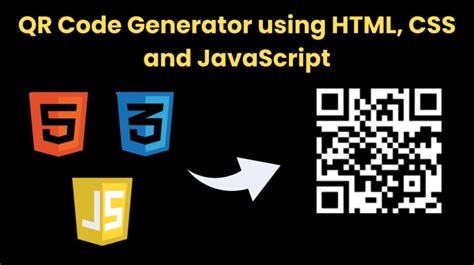 QR Code Generator Using HTML CSS JS CodeWithCurious