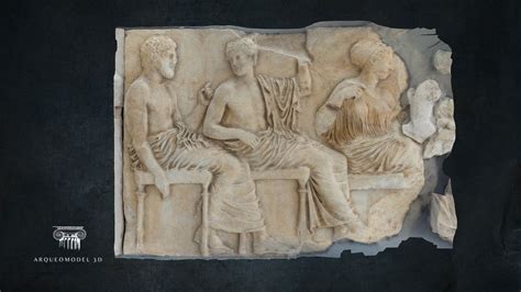 East Frieze Acropolis Museum Athens Buy Royalty Free 3d Model By