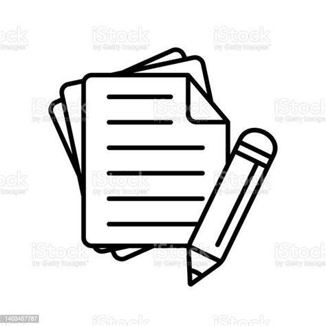 연필 아이콘 벡터 일러스트레이션이 있는 체크리스트 테스트 벡터 아이콘입니다 긴급 개념에 대한 스톡 벡터 아트 및 기타 이미지 긴급 개념 노트 데이터 Istock