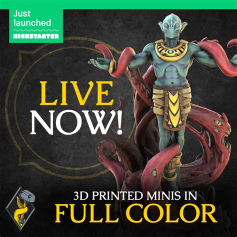 Eldritch Foundrys New Colour 3d Printing Kickstarter Live Now