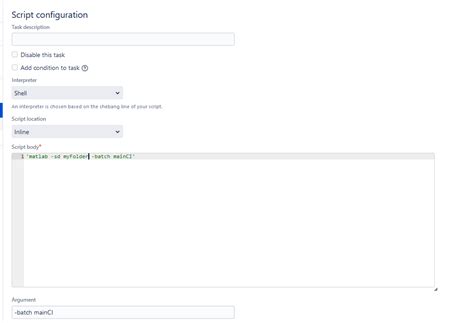Matlab Bamboo Detached Docker Not Available For Next Task Stack Overflow