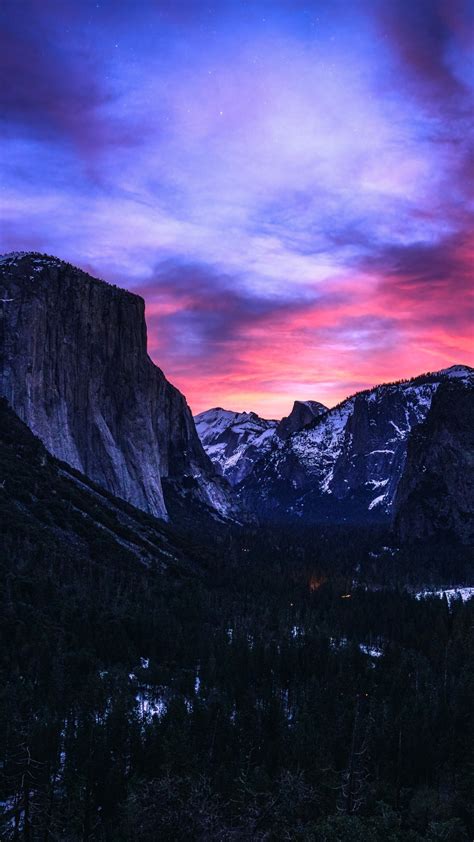 Yosemite National Park Wallpaper 4k Sunrise Tunnel View