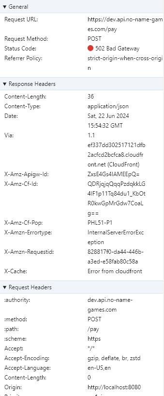 Api Gateway Blocking Response From Lambda Via Cors Despite Cors Headers