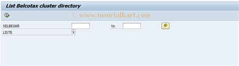 Pc00m12clstc Sap Tcode List Belcotax Cluster Directory