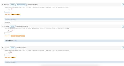 Solved Use Properties Of Limits And Algebraic Methods To Chegg