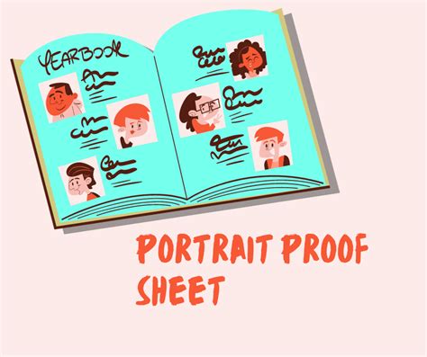 What Is A Portrait Proof Sheet And How To Use It Yearbook Groupie