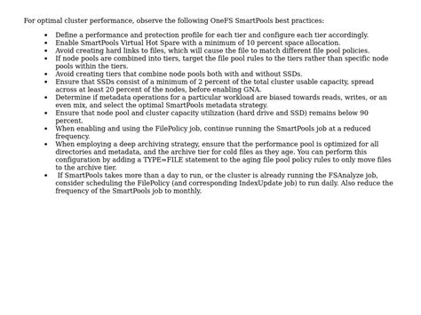 smartpools best practices storage tiering with dell powerscale