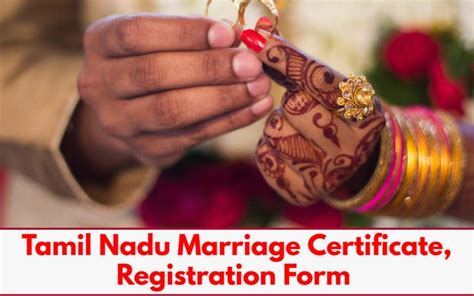Tamil Nadu Marriage Certificate Form Download[new Pdf] 2024