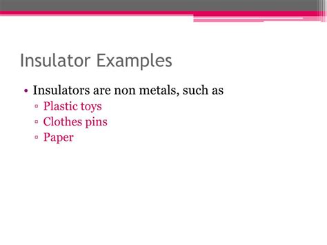 Insulator Examples In Physics At Nathan Lozano Blog