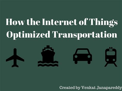 Pdf How The Internet Of Things Has Optimized Transportation Dokumen