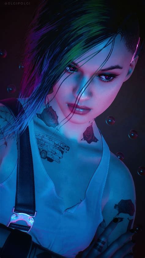 Judy Cyberpunk Cyberpunk Cyberpunk Girl Cyberpunk Character