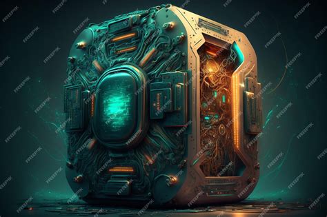 Premium Photo Detailed 3d Cube Detailed Image Abstract Art With Generative Ai Technology