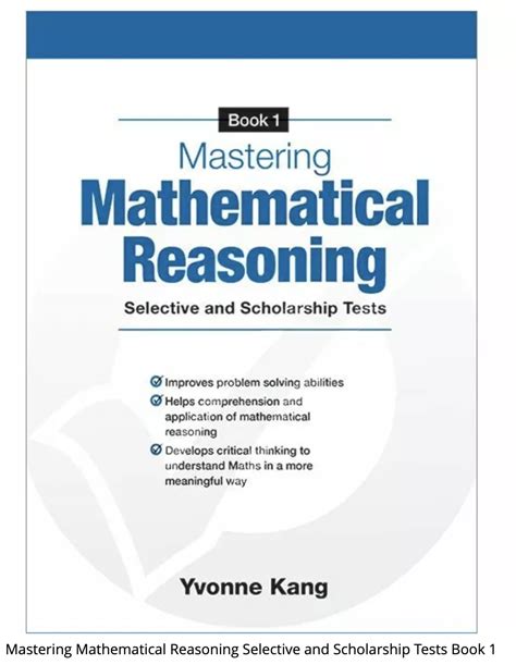 Mastering Mathematical Reasoning Selective And Scholarship Tests Book 1 5 Senses