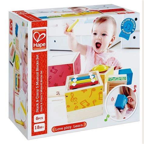 מגדל קוביות מוזיקלי - Hape