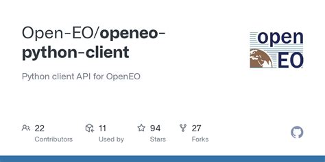 Github Open Eo Openeo Python Client Python Client Api For Openeo