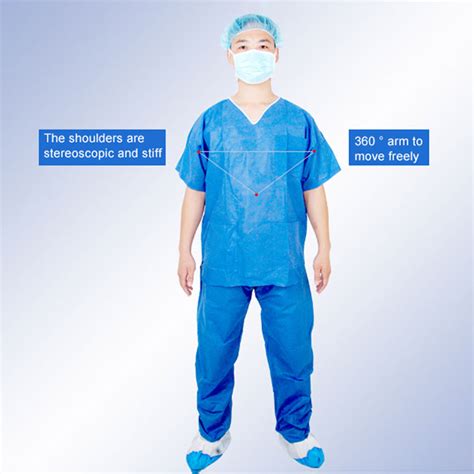 China Disposable Non Woven Srub Uniform Factory And Suppliers Yunge