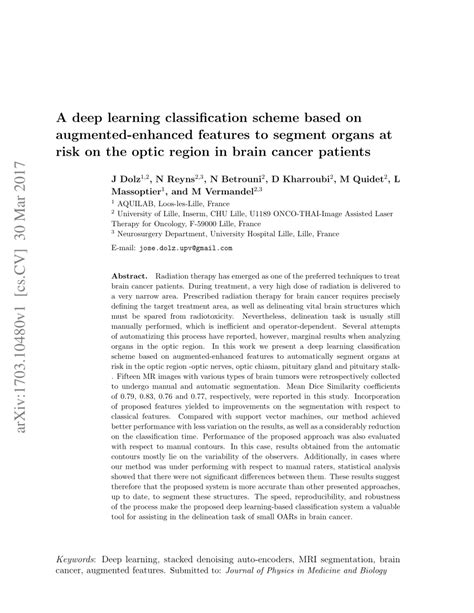 Pdf A Deep Learning Classification Scheme Based On Augmented Enhanced Features To Segment