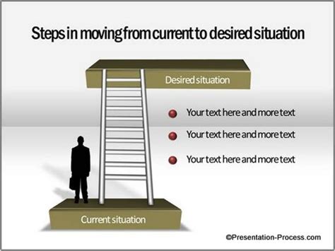 Amazing Ladder Diagram In Powerpoint