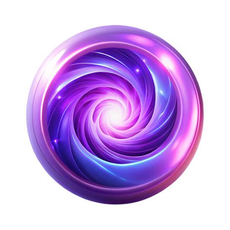 Abstract Purple Vortex Glowing Orb In A Creative Three Dimensional Art Piece Of Design 55665444 Png